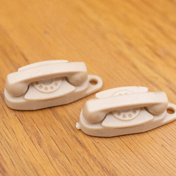 Toys | Vtg Beige Princess Phones Dollhouse Barbie Its Little Its Lovely ...